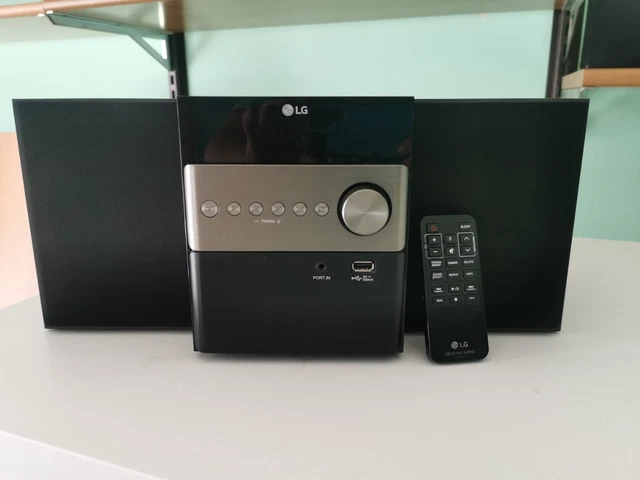 MICRO HI-FI SYSTEM LG CM11560 Bluetooth CD/MP3 USB Radio Telecomando Come Nuovo EUR 50,00 ...