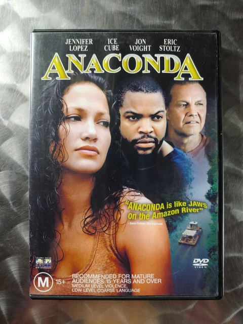 ANACONDA (1997) - Jennifer Lopez, Ice Cube, Jon Voight - DVD Movie £2. ...