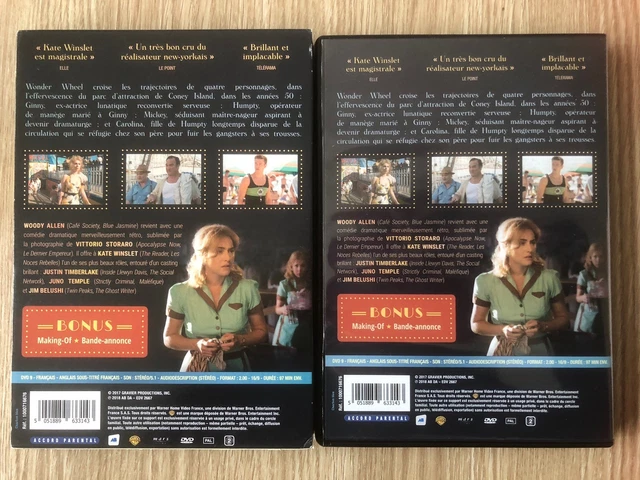 FILM WONDER WHEEL Woody Allen Justin Timberlake Kate Winslet Dvd ...