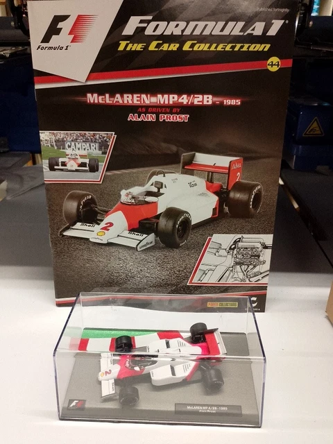 F1 CAR COLLECTION #44 Alain Prost McLaren MP4/2B 1985 With Magazine £12 ...