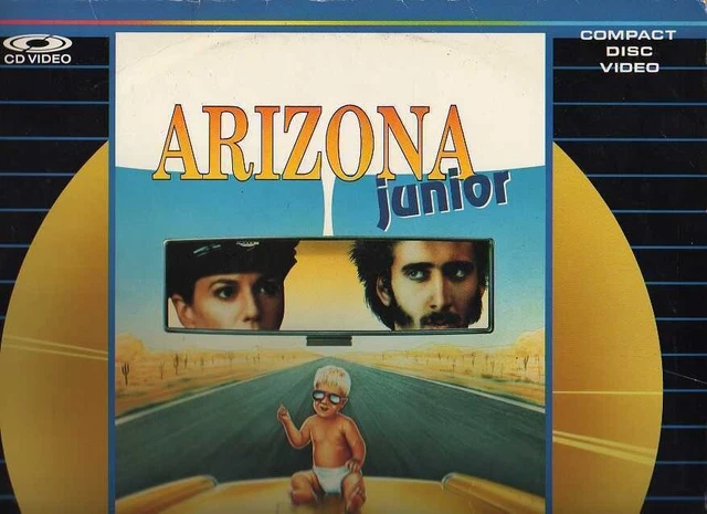 ARIZONA JUNIOR WS VF - PAL LASERDISC Nicolas Cage, Holly Hunter, Trey ...