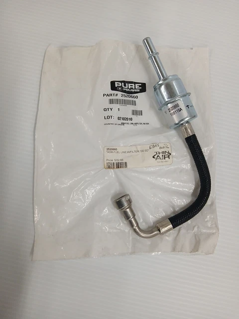 FUEL LINE ASSEMBLY w/Filter RMK Drg IQ 700 2007 OEM Factory Polaris ...