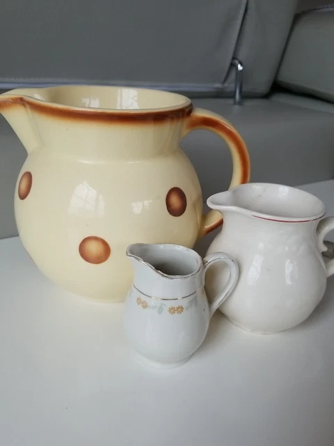 3X DDR MILCHKRUG Keramik Kanne Kännchen Vintage Retro Krug EUR 9,90 - PicClick DE