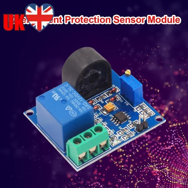12v Current Detection Sensor Module 5a Relay Overcurrent Over Current