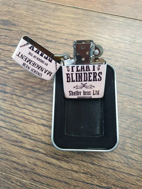 PEAKY BLINDERS TOMMY Shelby Razorblade Gangster Tv Show Biker Petrol ...