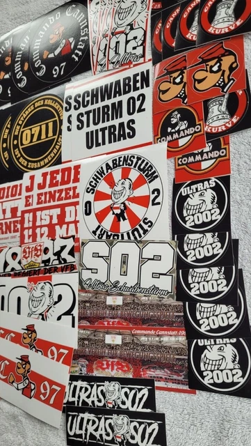 VFB STUTTGART AUFKLEBER Sticker Ultras Cannstatter Kurve 1893 0711 CC97 ...
