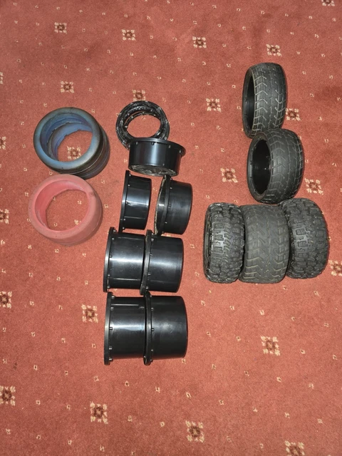 HPI BAJA ROVAN Tyres And Rims Front And Back £37.10 - PicClick UK