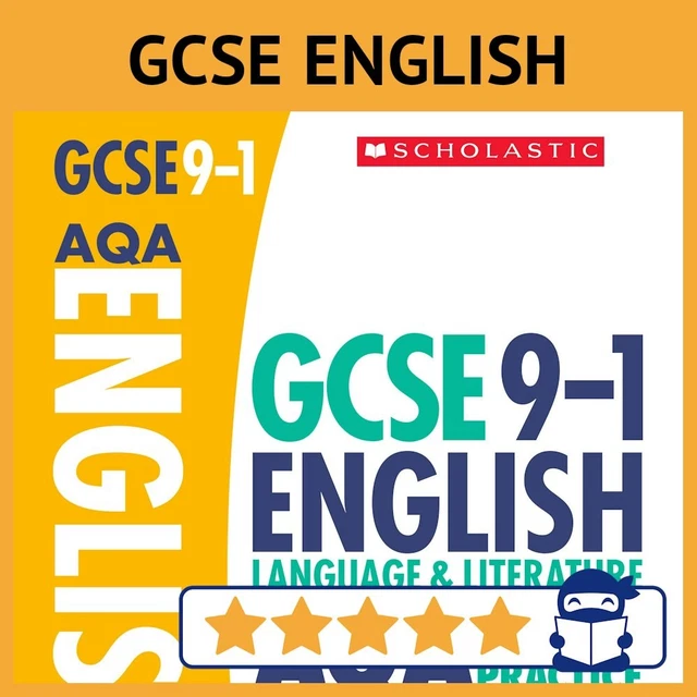 AQA GCSE ENGLISH Exam Workbook Ages 14-16 Scholastic with Answers NEW £ ...