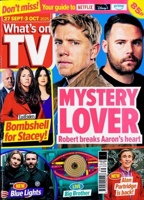 WHATS ON TV England Magazine 27/09/2025 £4.95 - PicClick UK