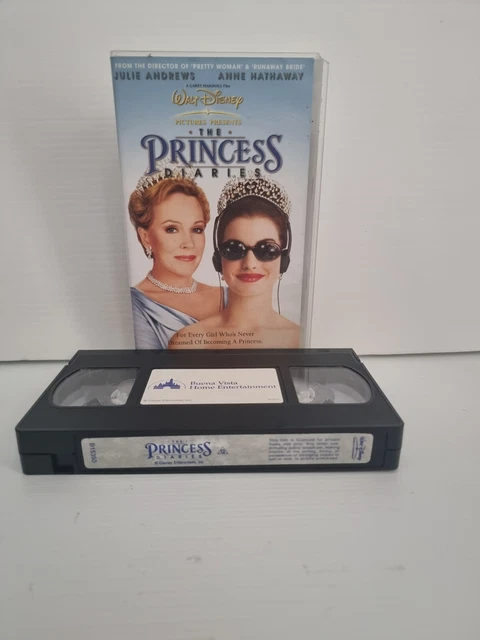 DISNEY THE PRINCESS DIARIES 2001 Vintage Anna Hathaway Clamshell VHS ...