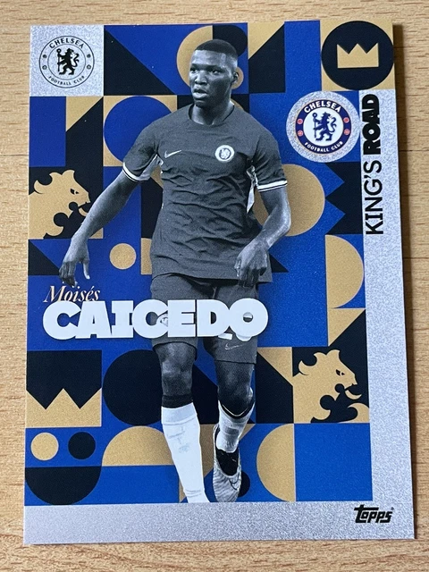 TOPPS CHELSEA TEAM Set 2023 2024 Moises Caicedo Kings Road EUR 2,91 ...