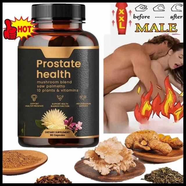 90X PROSTATE HEALTH Capsules Support for Men’s Wellness 90pcs Natural ...