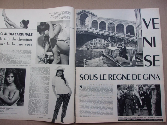 CINÉMONDE N°1308 DE 1959 : Claudia Cardinale-Mylène Demongeot-Gillian ...