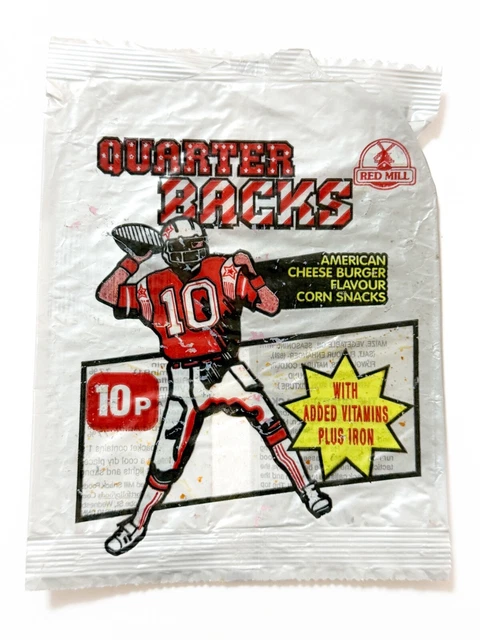 VINTAGE CRISP PACKET Red Mill Quarter Backs American Cheese Burger ...