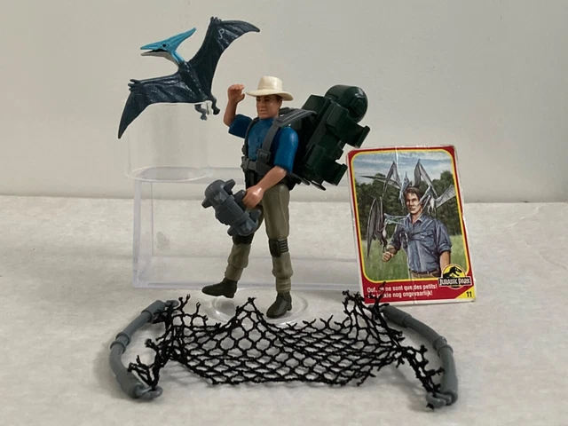 KENNER JURASSIC PARK Alan Grant Pteranodon Hatchling Complete + Card £ ...