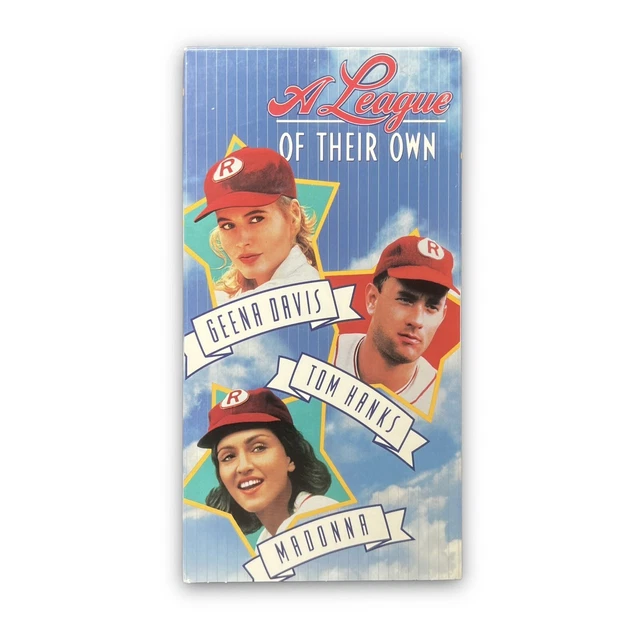 A LEAGUE OF Their Own VHS 1993 Tom Hanks Geena Davis Madonna Baseball ...