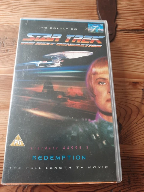 VHS VIDEO STAR TREK THE NEXT GENERATION Redemption full length TV movie ...