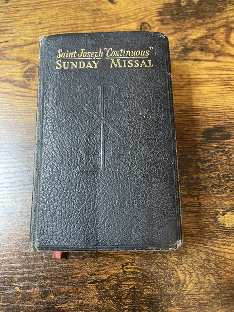 ST JOSEPH CONTINUOUS Sunday Missal 1957 £15.61 - PicClick UK