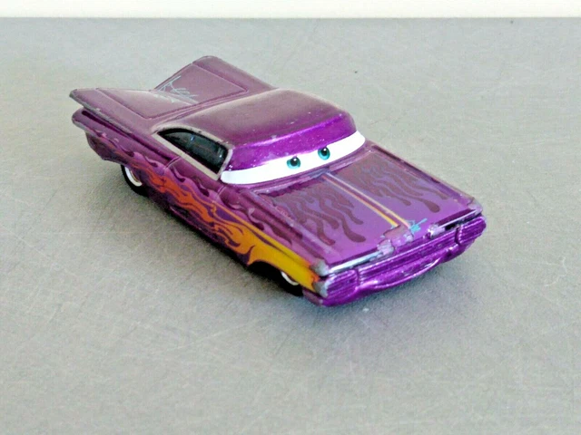 VOITURE DISNEY CARS RAMONE MAUVE VIOLET CUSTOM Métal Ech 1/55eme FLASH ...