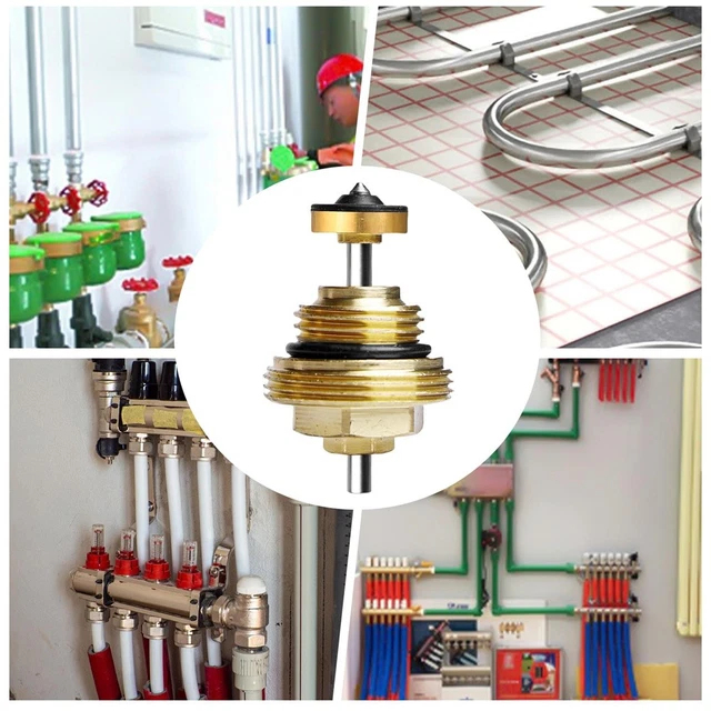 UNDERFLOOR HEATING MANIFOLD, Pack of 6 Return Pin Core M30 X 1.5 ...