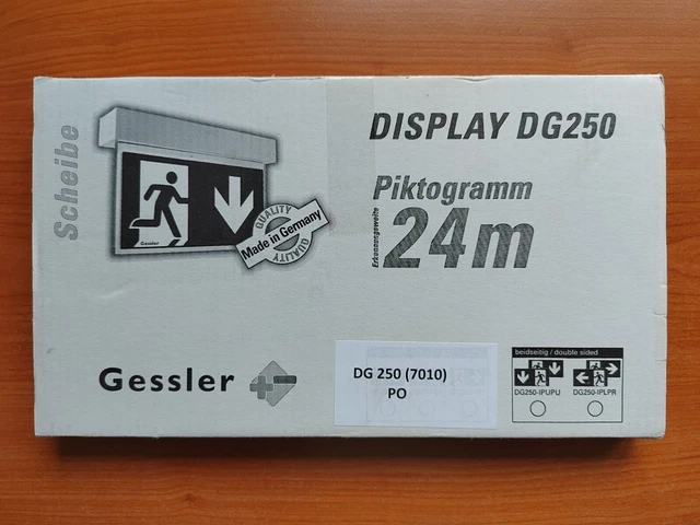GESSLER DISPLAY DG 250 PO Piktogramm 24 Meter EUR 20,00 - PicClick DE