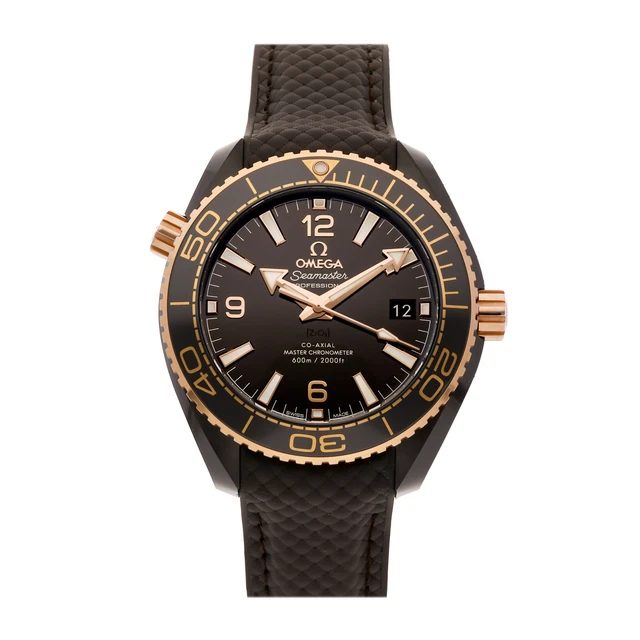 OMEGA SEAMASTER PLANET Ocean 600M Auto Ceramic Mens Watch 215.62.40.20 ...