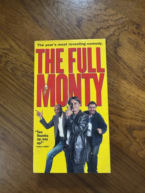 THE FULL MONTY (VHS, 1997) Robert Carlyle, Tom Wilkinson, Mark Addy ...