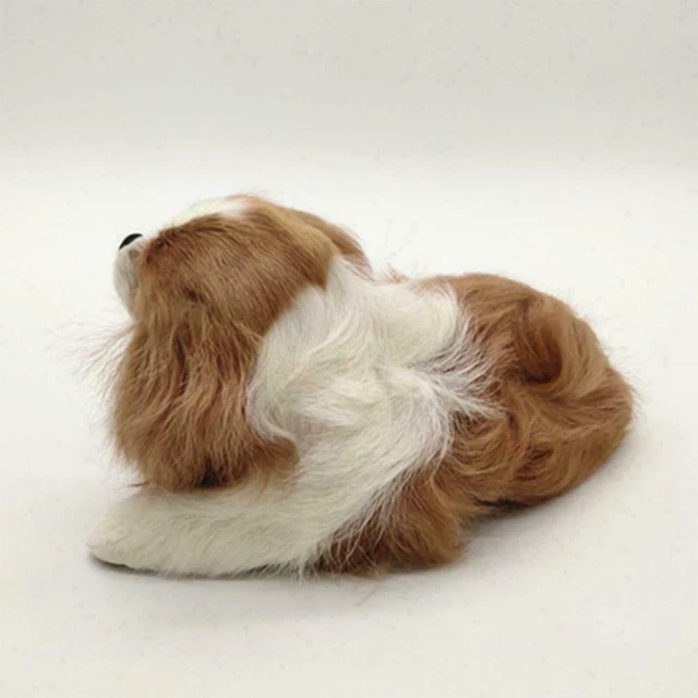 REALISTIC CHARLIE DOG Plush Toy Stuffed Animal Soft Cute Pet Kid O9U6 ...