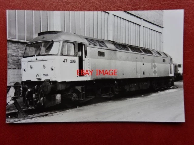 PHOTO CLASS 47 Loco No 47206 At Thornaby Depot 1989 £2.00 - PicClick UK