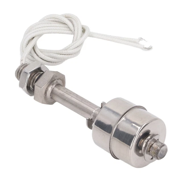 FLOAT WATER LEVEL Switch Stainless Steel Liquid Level Controller Sensor ...