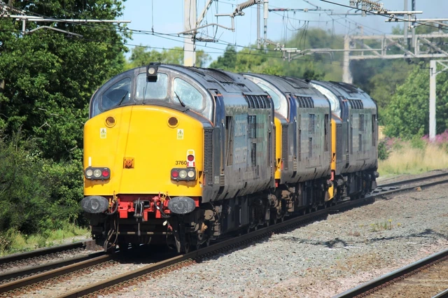 BRITISH RAIL / DRS 37609, 37605 & 37218 (0Z37) Rail Photo £2.70 ...
