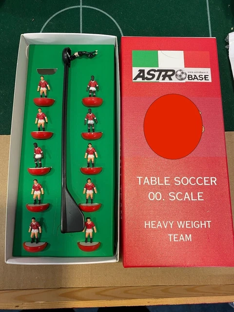 ASTROBASE HEAVY WEIGHT Subbuteo Table Football Team Manchester United ...