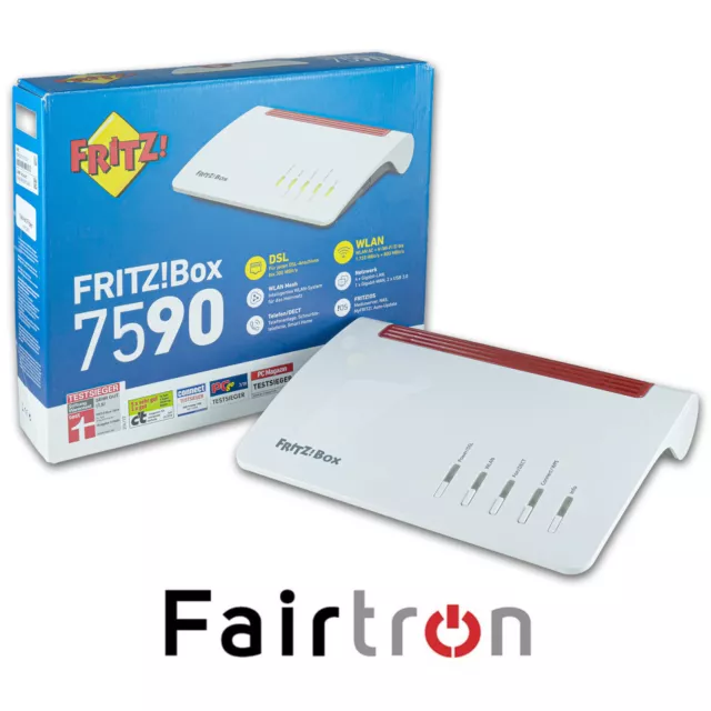 AVM FRITZ!BOX 7590 WLAN Router VDSL Modem EUR 118,99 - PicClick DE