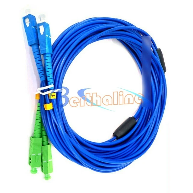 ARMORED CABLE SC/UPC-SC/APC Single-Mode 9/125 Duplex Fiber Optic Patch ...