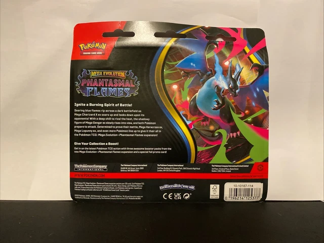 POKEMON TCG MEGA Evolution Phantasmal Flames Triple Blister Weavile New ...