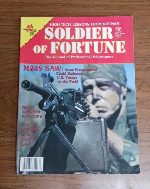 SOLDIER OF FORTUNE MAGAZINE April 1984 SOF M249 SAW £7.91 - PicClick UK