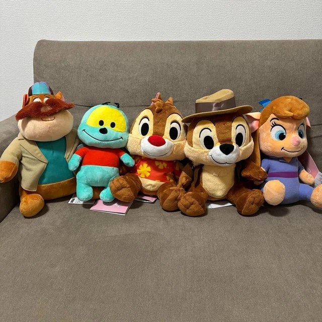 RARE DISNEY CHIP 'n Dale Rescue Rangers Special Plush doll Complete SET ...