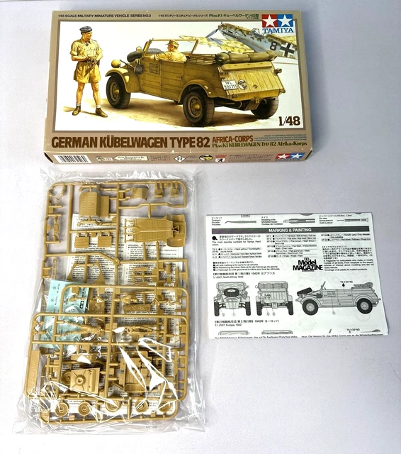 TAMIYA 1::48 GERMAN Kubelwagen Type 82 £19.99 - PicClick UK