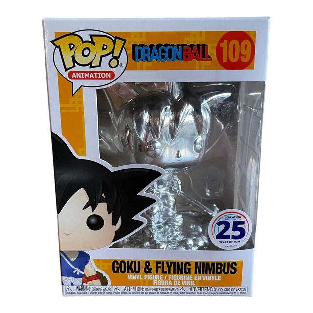 FUNKO POP! ANIMATION Dragon Ball Young Goku on Nimbus Cloud #109 Silver ...