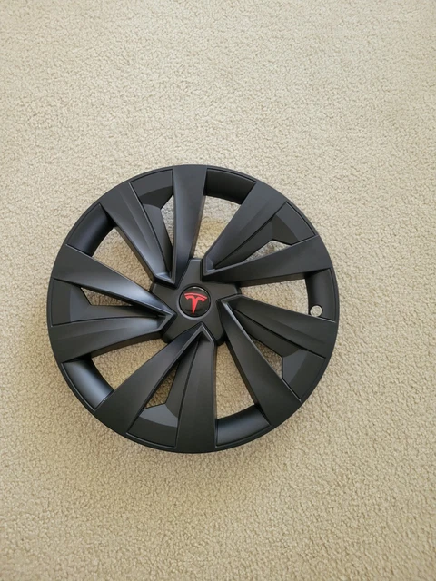 2025-2026 TESLA MODEL Y JUNIPER EV Base Hubcaps 19 Inch. 4 in Total ...