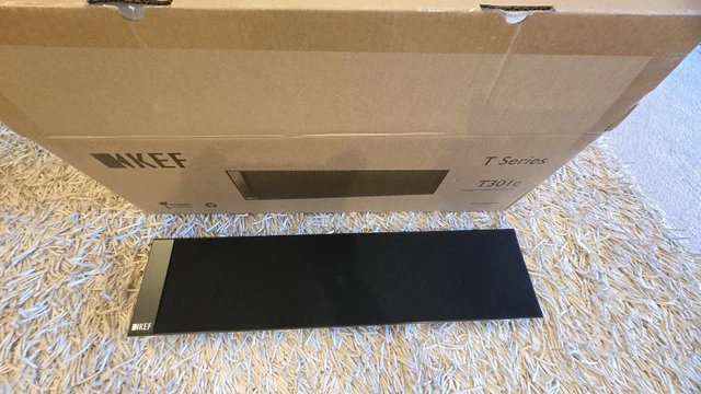 KEF T301C CENTER Channel Speaker Black wall mounted and free standing £ ...