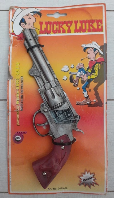 RARE VINTAGE METAL Toy Gun LUCKY LUKE Wicke Germany Lone Star 😜 £9.99 ...