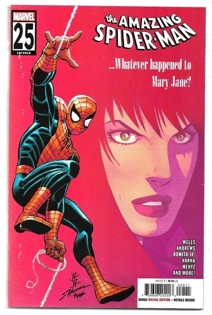 THE AMAZING SPIDER-MAN #25 Whatever Happened to Mary Jane? FN (2023 ... THE AMAZING SPIDER-MAN #25 Whatever Happened to Mary Jane? FN (2023 ...
