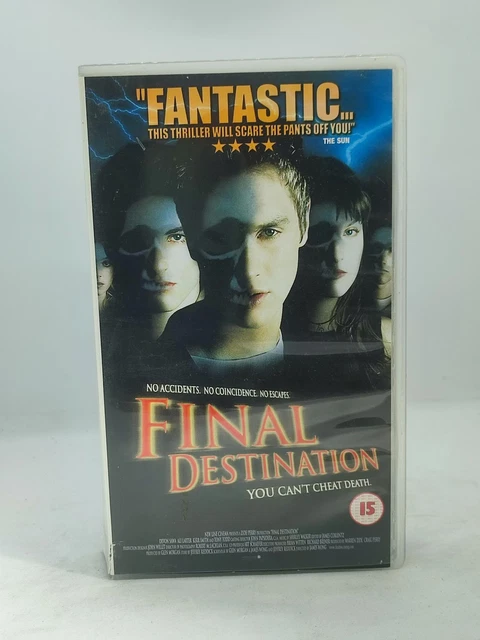 FINAL DESTINATION ON VHS Video Cassette Tape £7.99 - PicClick UK