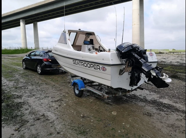 SEAHOG SEATROOPER 16FT Fishing Boat not warrior 165 150 seajeep samurai ...