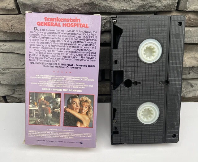 FRANKENSTEIN GENERAL HOSPITAL VHS TROMA 1986 Comedy Horror Spoof RARE ...