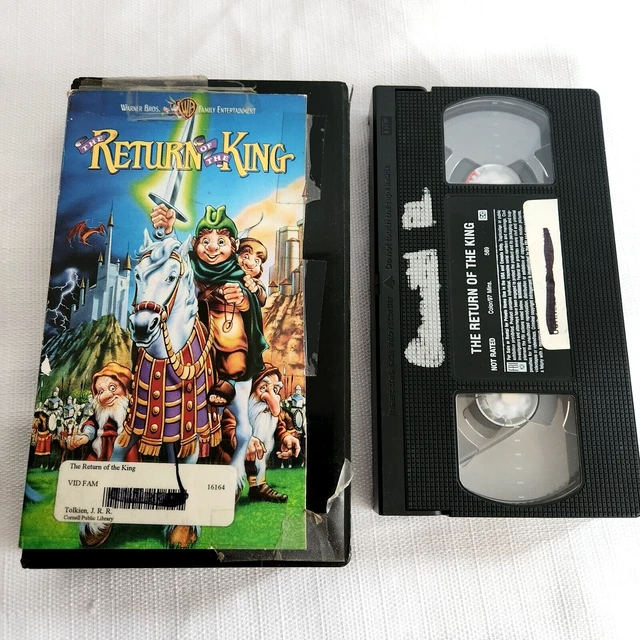 THE RETURN OF the King (VHS, 2001, HARD CASE) Animated, Rankin/Bass ...