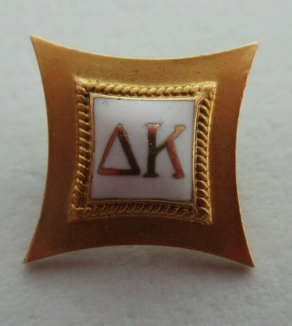USA FRATERNITY PIN Delta Kappa. Made In Gold 10K. Named. Marked. 1165 ...
