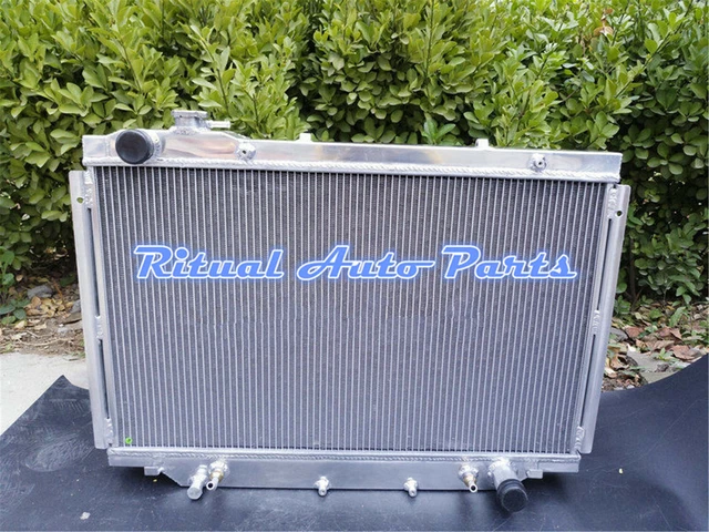 ALUMINUM RADIATOR FOR Land cruiser 80 Series 1HZ Diesel &1HDT Turbo AT ...