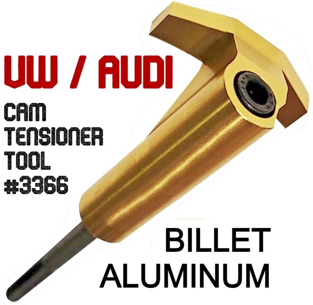 ALUMINUM CAMSHAFT TIMING Chain Tensioner Tool PN 3366 - VW AUDI 1.8T 2 ...